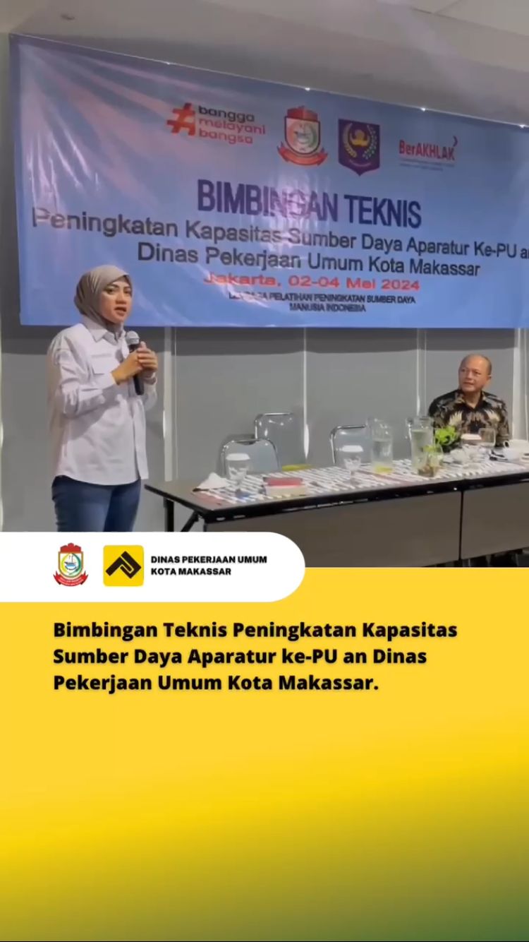 Dinas PU Makassar Gelar Bimtek Peningkatan Wawasan-Kapasitas Sumber Daya Aparatur - Portal DPU ...